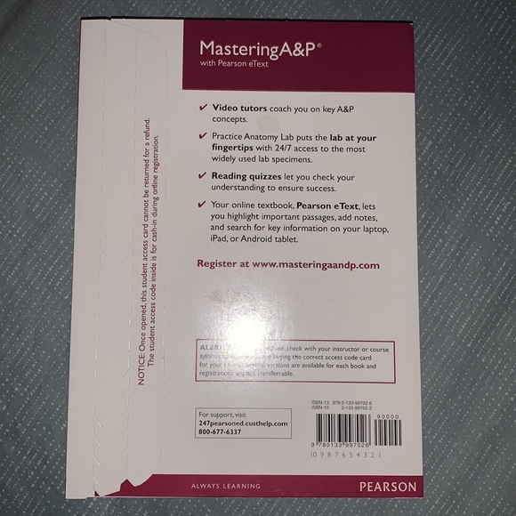 Pearson | Other | Mastering Ap Human Anatomy Physiology Edition Marieb ...